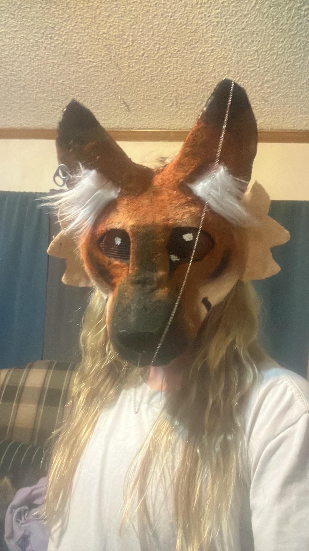 Maned Wolf Mask removable Tongues - Etsy