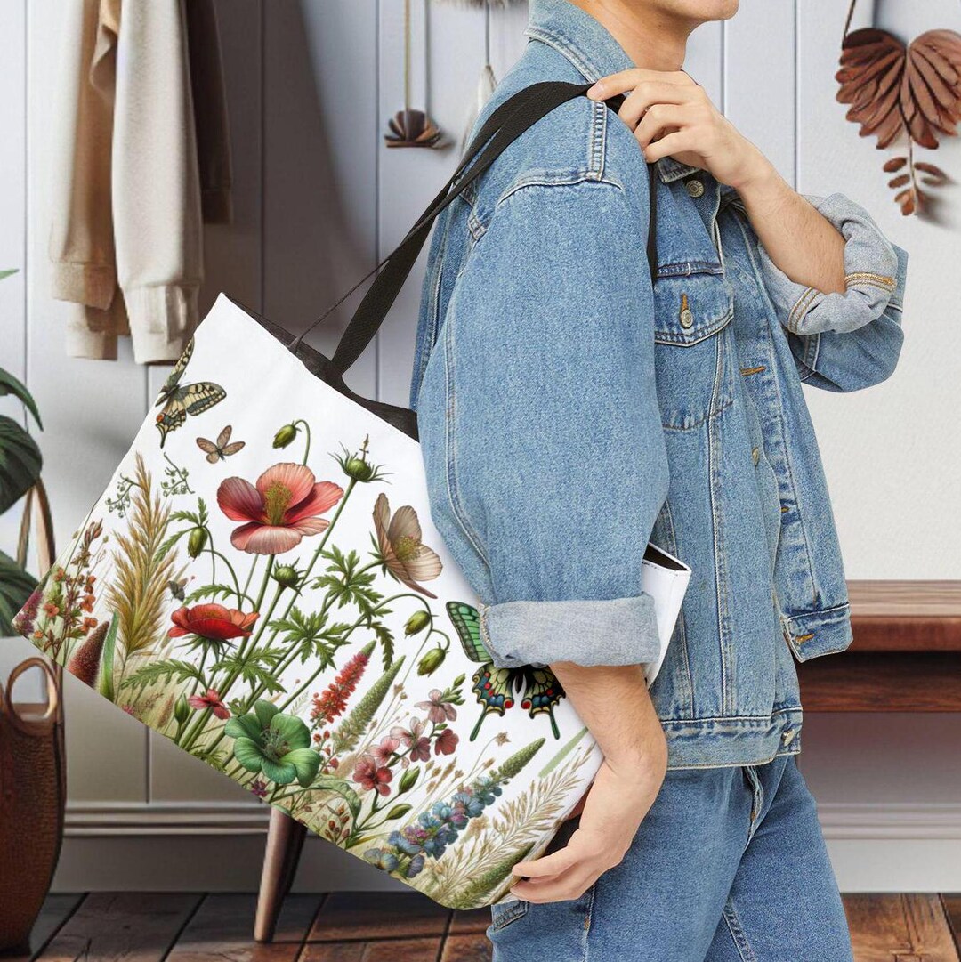 Cottage Core Floral Weekender Tote Bag, Beach Bag, Travel Bag ...