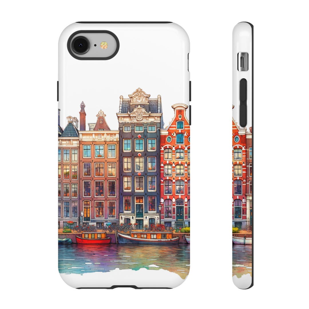 Coque pour portable maisons du canal d'Amsterdam, coque pour portable ...