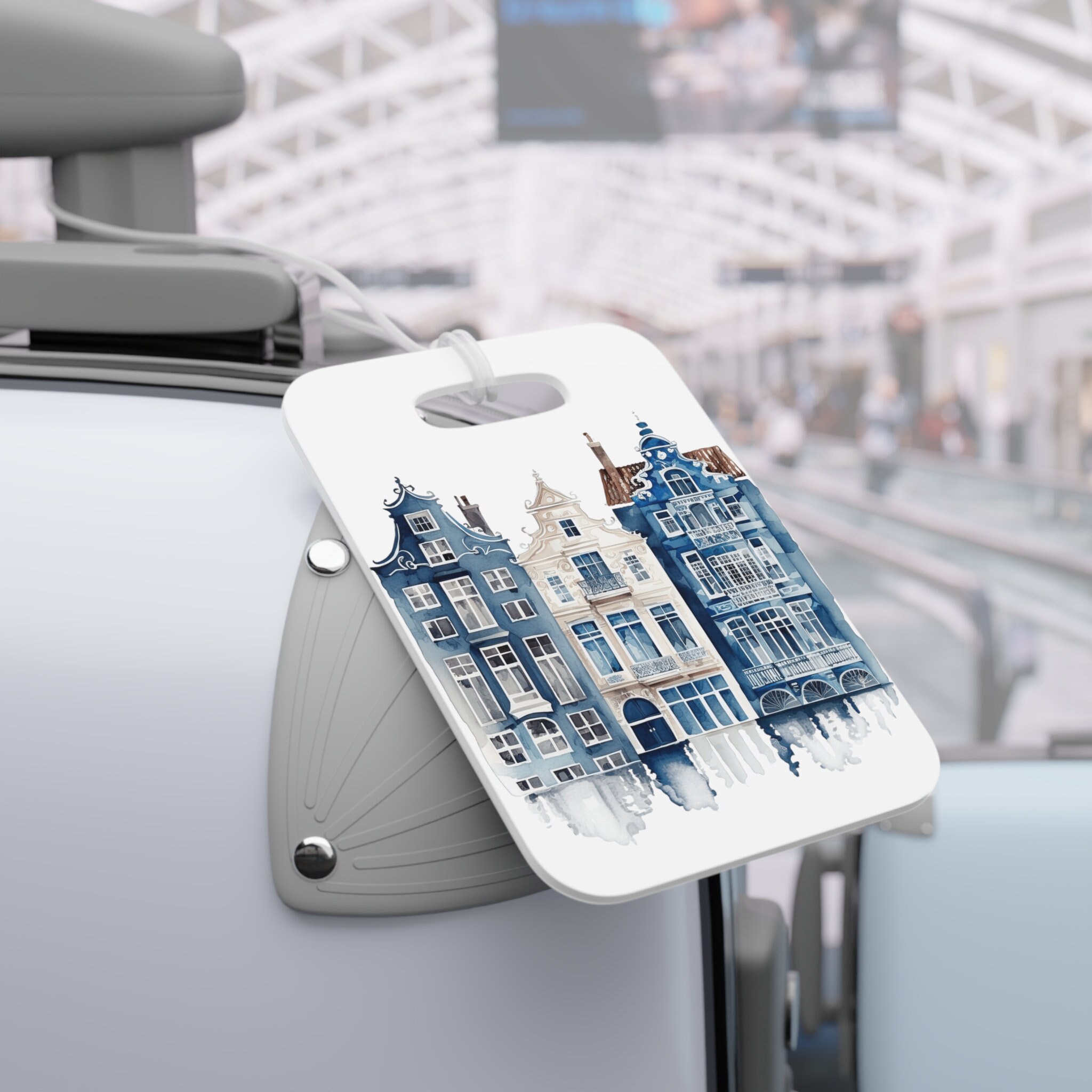 Amsterdam Canal House Luggage Tags, Delft Blue Bag Tag, Dutch Houses ...