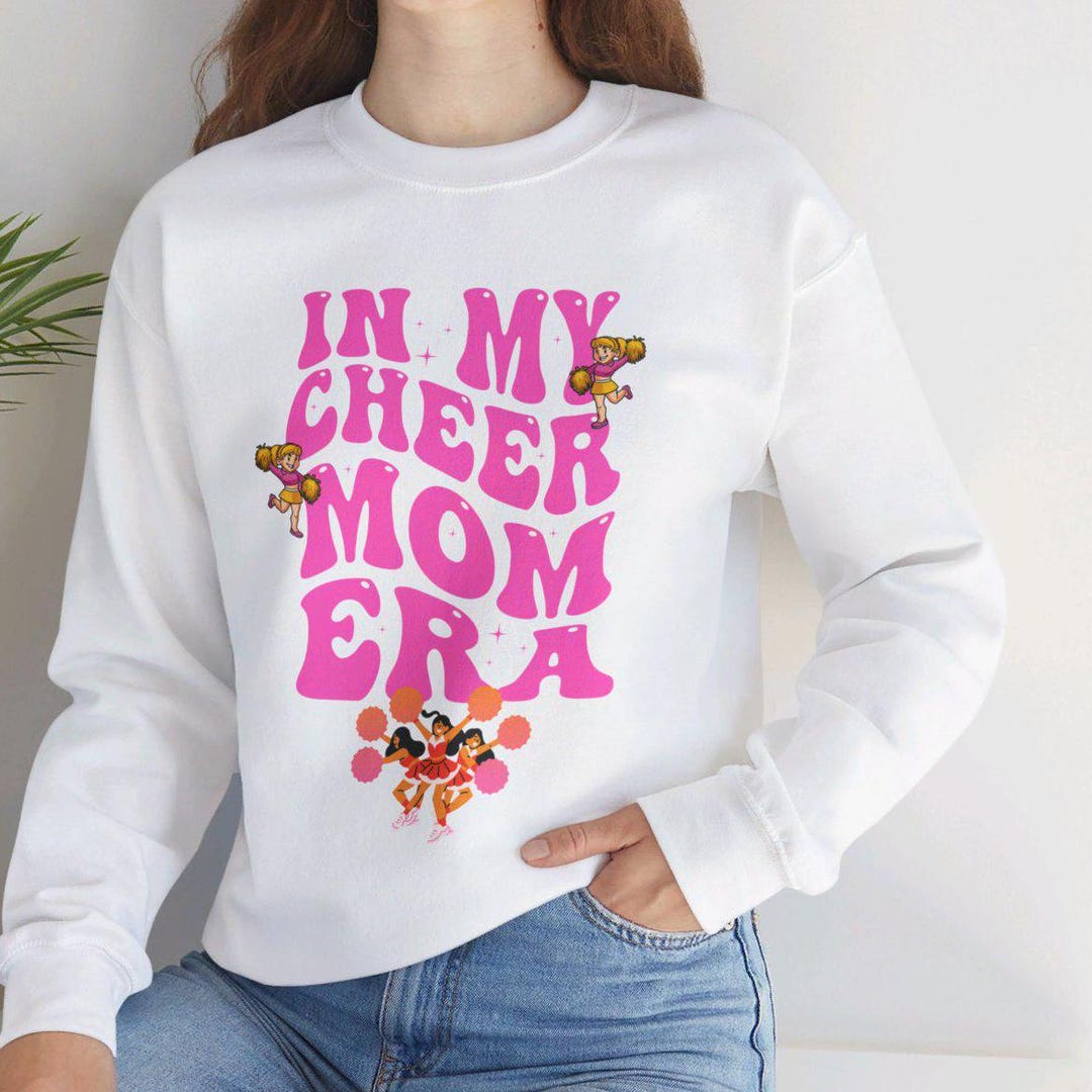 In My Cheer Mom Era Unisex Heavy Blend™ Crewneck Sweatshirt ...