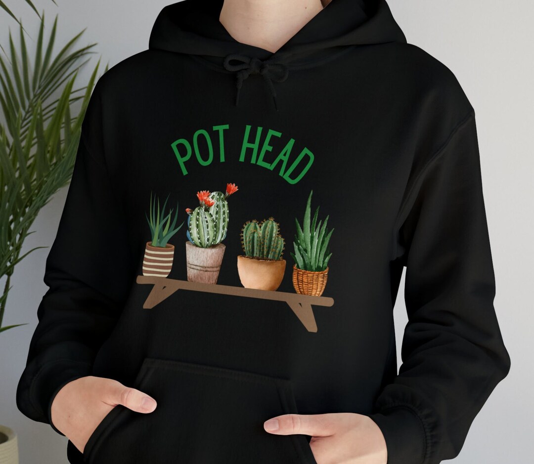 Pot Head Hoodie, Unisex Heavy Blend™ Hooded Sweatshirt for Those Who ...
