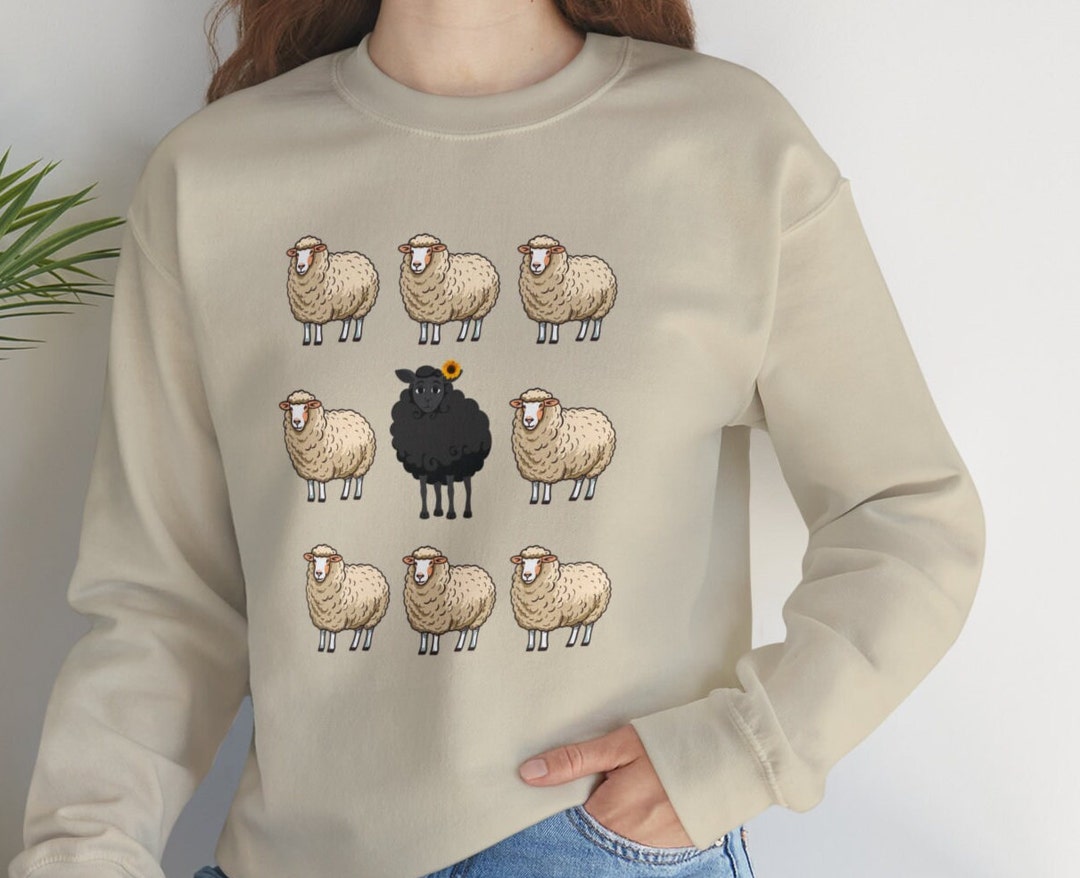 Black Sheep Sweatshirt, Unisex Heavy Blend™ Crewneck Sweatshirt - Etsy