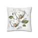 Beautiful Southern Magnolia Flowers Spun Polyester Square Pillow Case ...