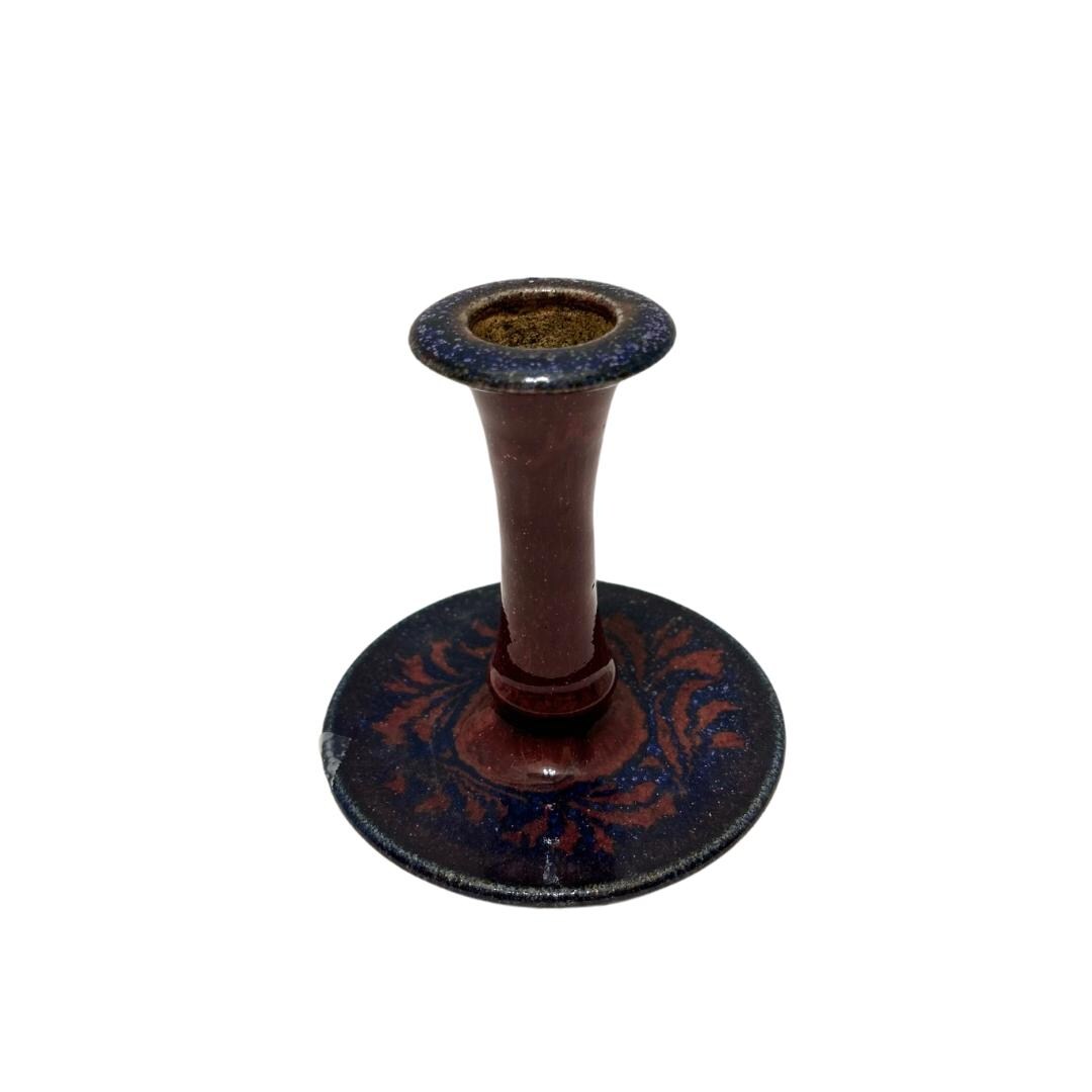 Vintage Mid Century Modern Studio Art Pottery Candlestick Holders ...