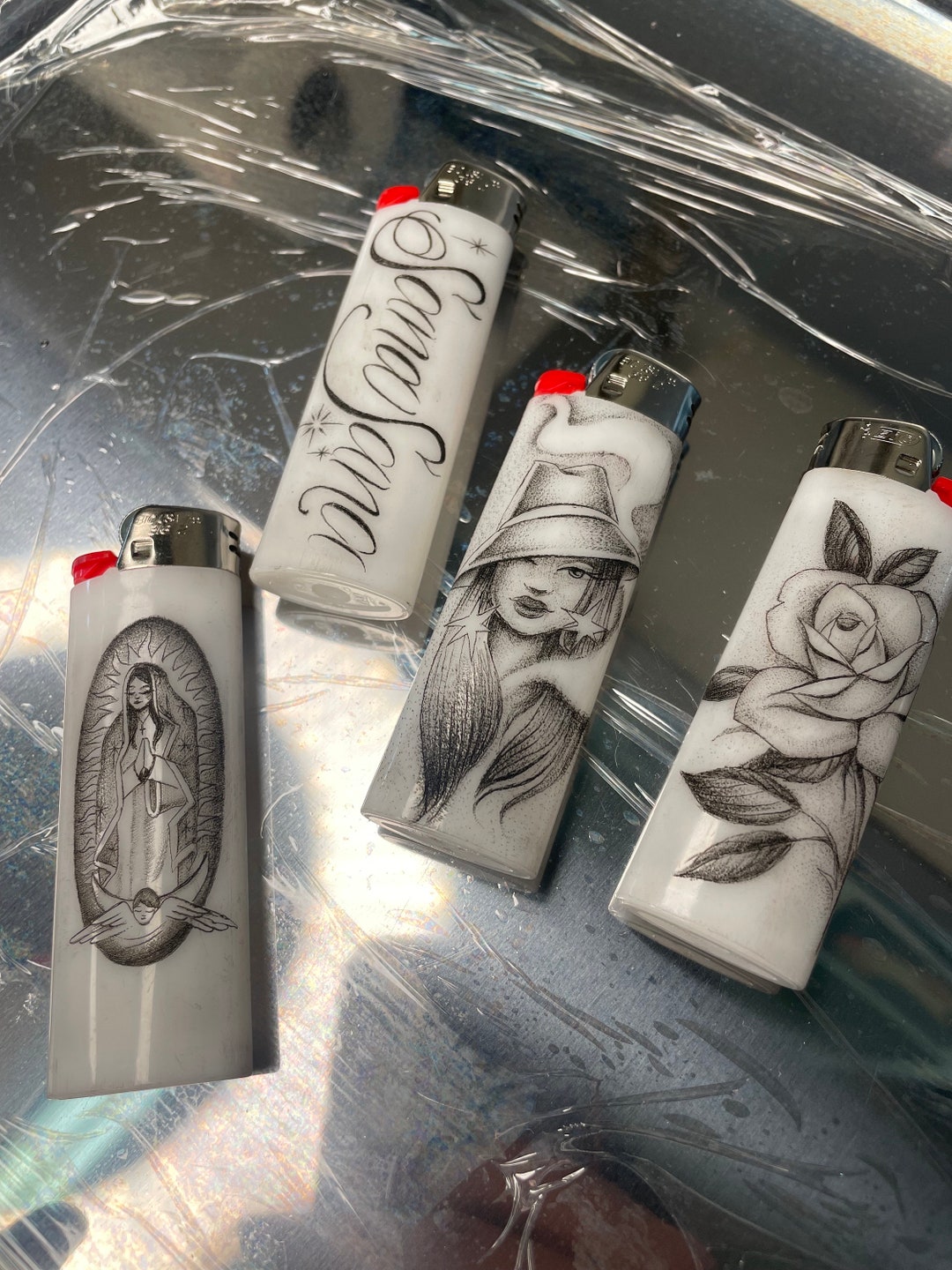Custom Tattoo Engraved Lighter - Etsy