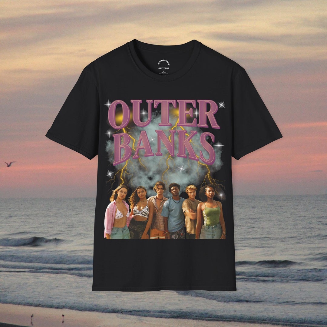 Outer Banks Vintage Rap Bootleg Design Shirt, Pogue Life Graphic Tshirt ...