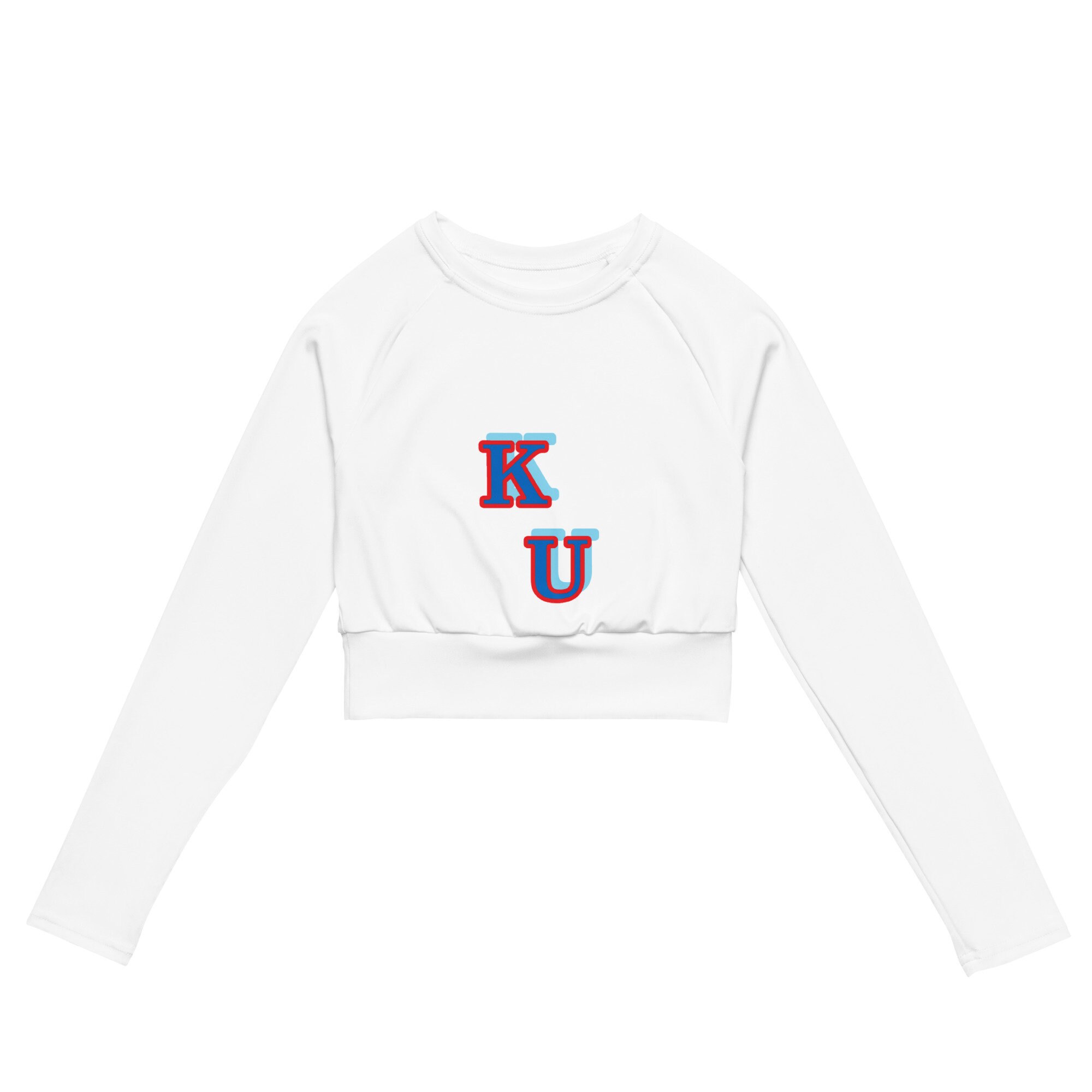 KU Recycled Long-sleeve Crop Top - Etsy