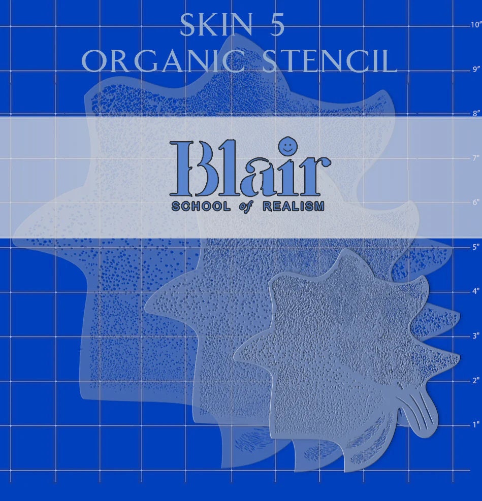 Skin 5 Airbrush Texture Stencil - Etsy