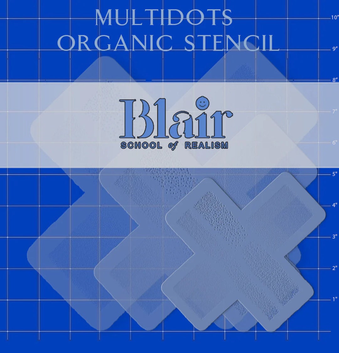 Multidots Airbrush Texture Stencil - Etsy