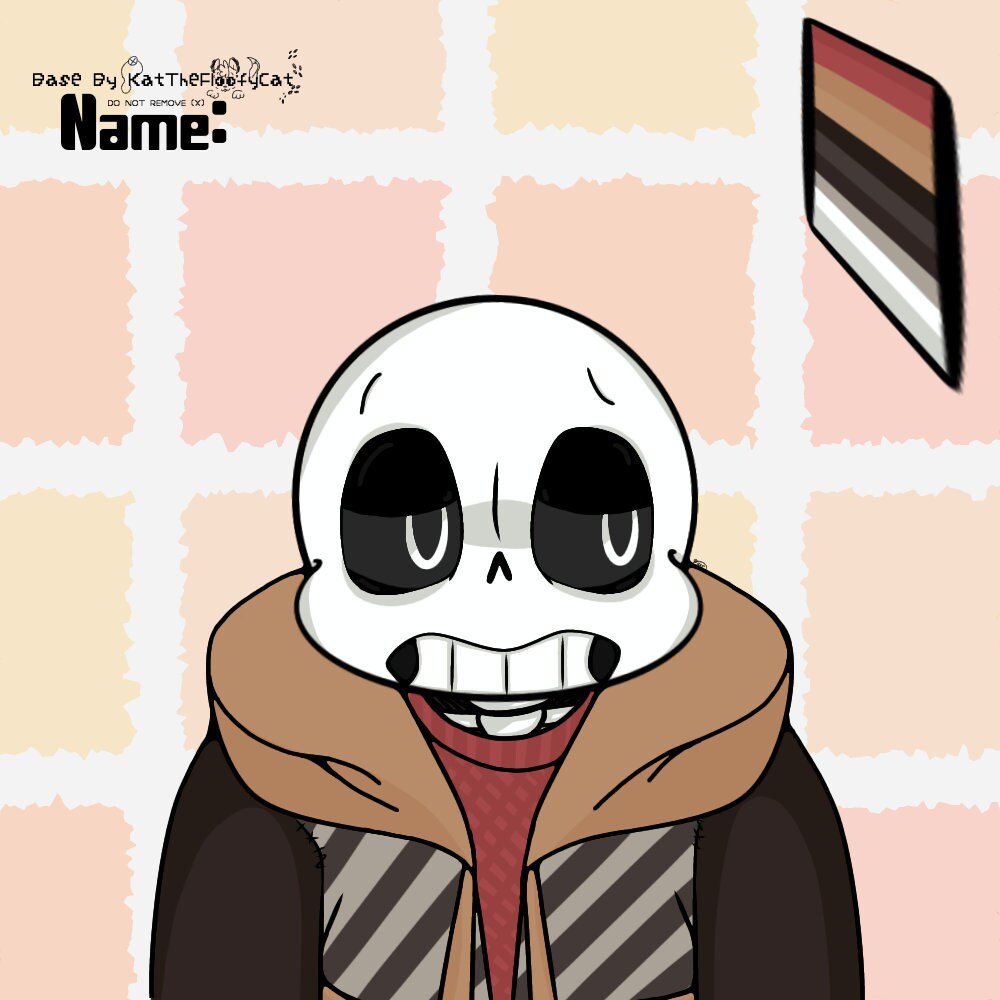 Undertale OC Adopt Sans Fall Leaves Themed - Etsy