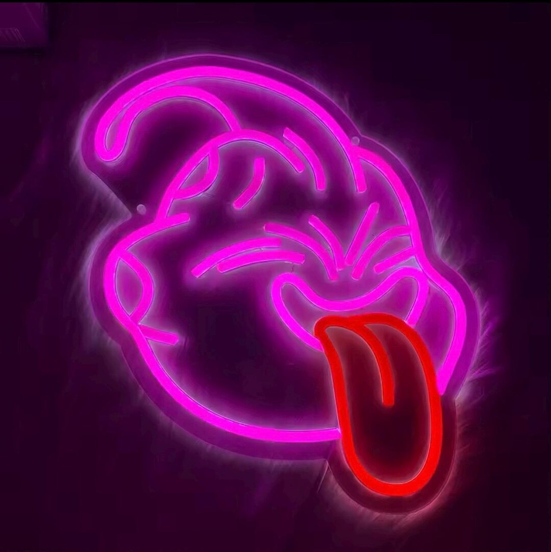 Anime DBZ LED Neon Sign Boo USB Power Dimmable Light Home Decor for ...