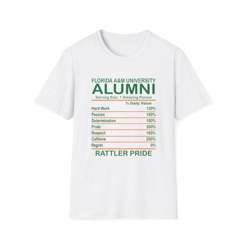 FAMU Rattlers: Florida A&M University Rattlers Alumni Unisex Softstyle ...