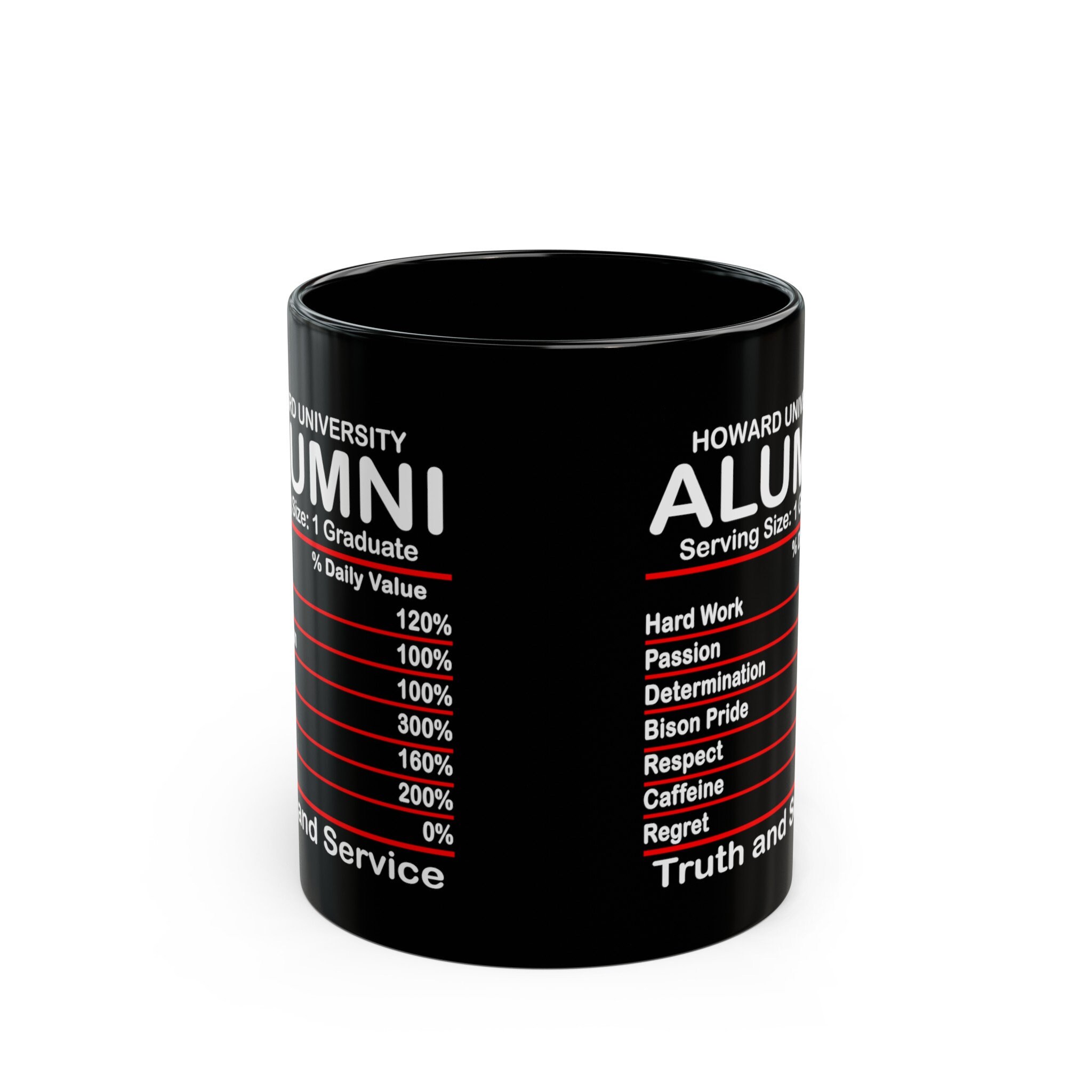 Howard U Alumni HBCU Black Mug 11oz - Etsy