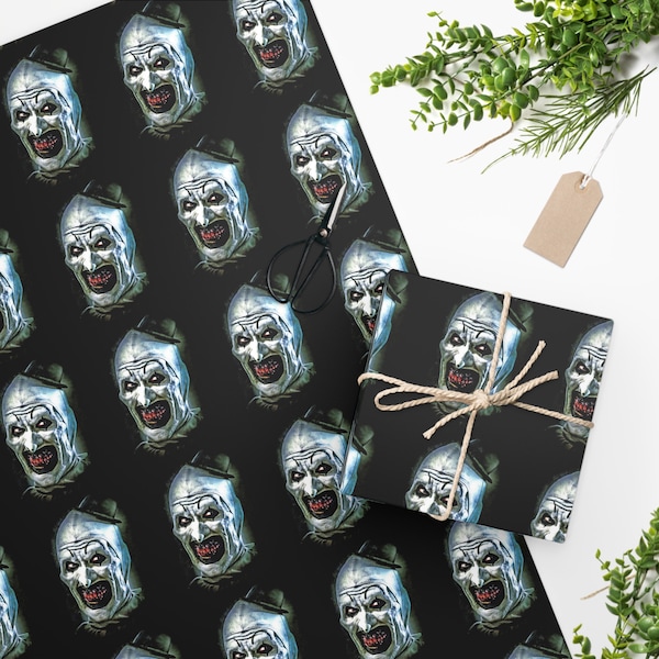 Horror Wrapping Paper - Etsy