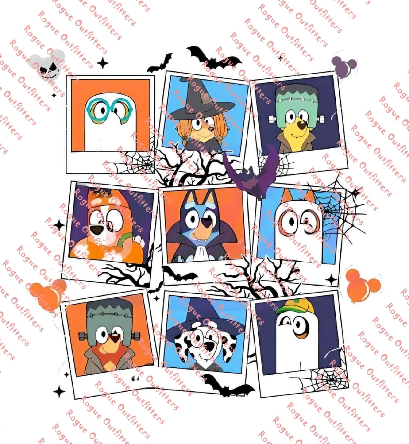 Bluey Halloween PNG - Etsy