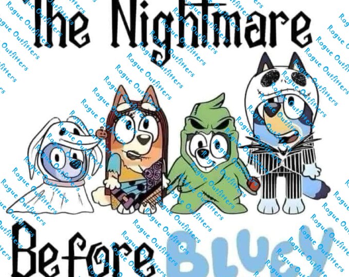 Bluey Halloween Png - Etsy