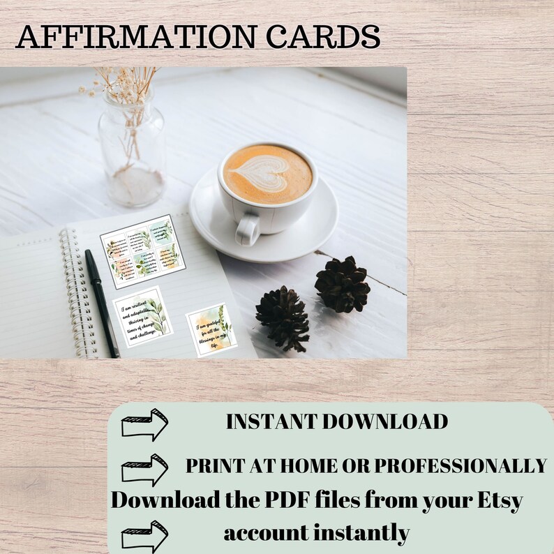 Positive Affirmation Card Wellness Gift Card Self Care Gift Card ...