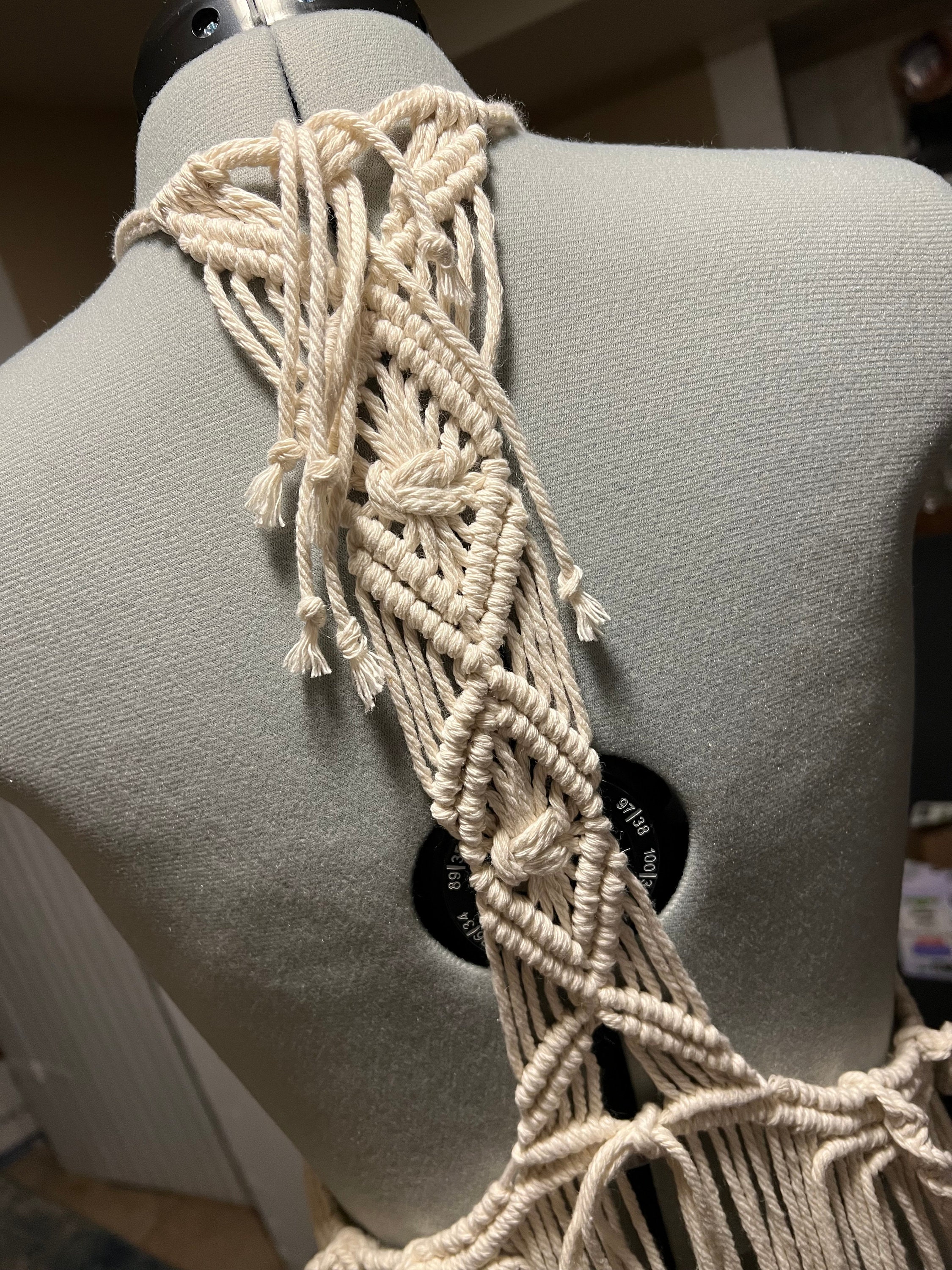 Macrame Summer Dress, Boho Cocktail Clothes, Wedding Dress, Festival ...