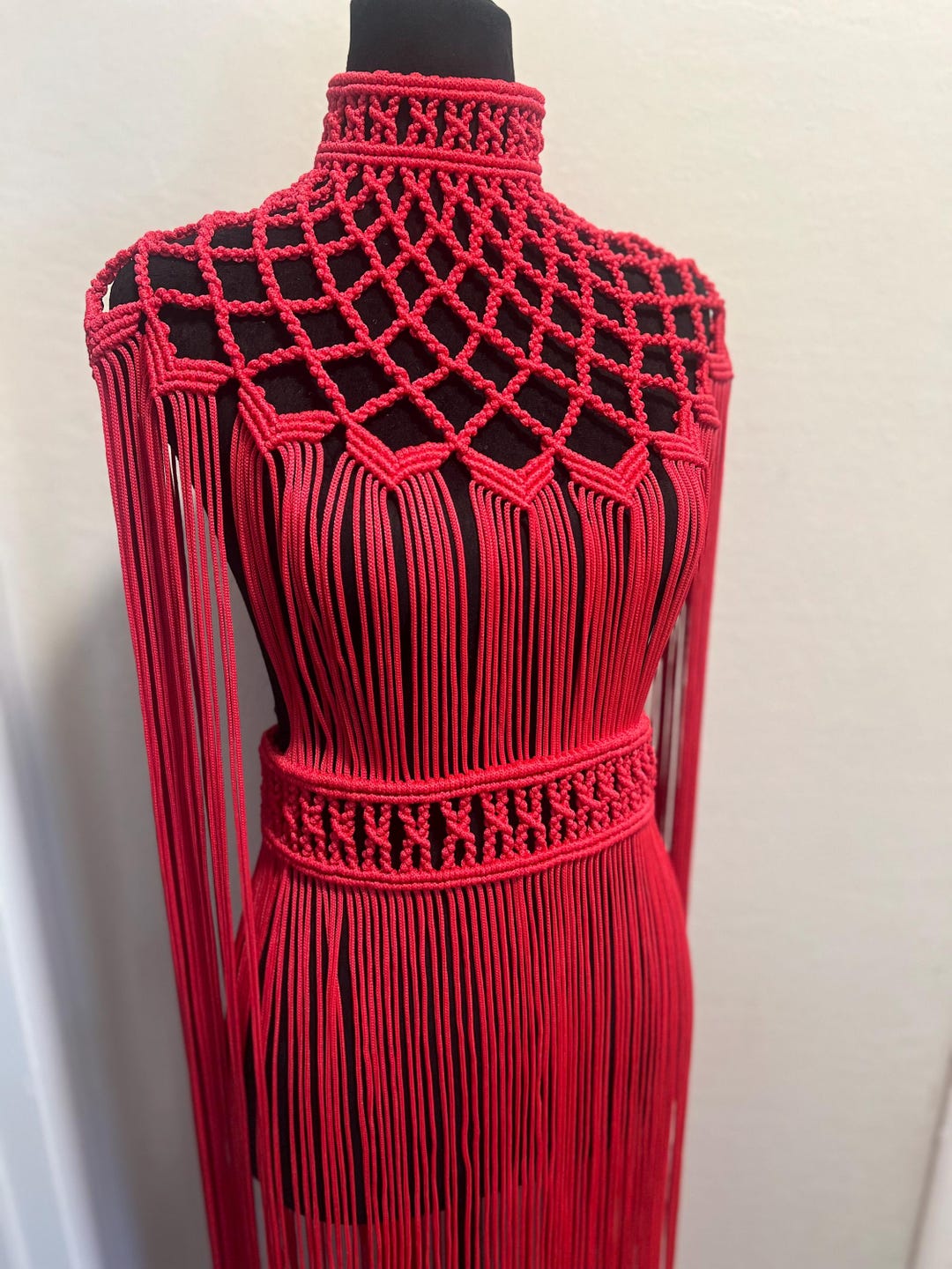 Boho Macrame Dress Wedding Dress, Fashionable Festive Outfit for Women ...