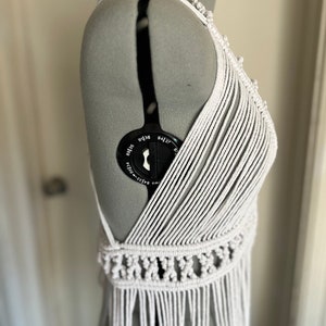 Macrame Summer Dress, Boho Cocktail Clothes, Wedding Dress, Festival ...