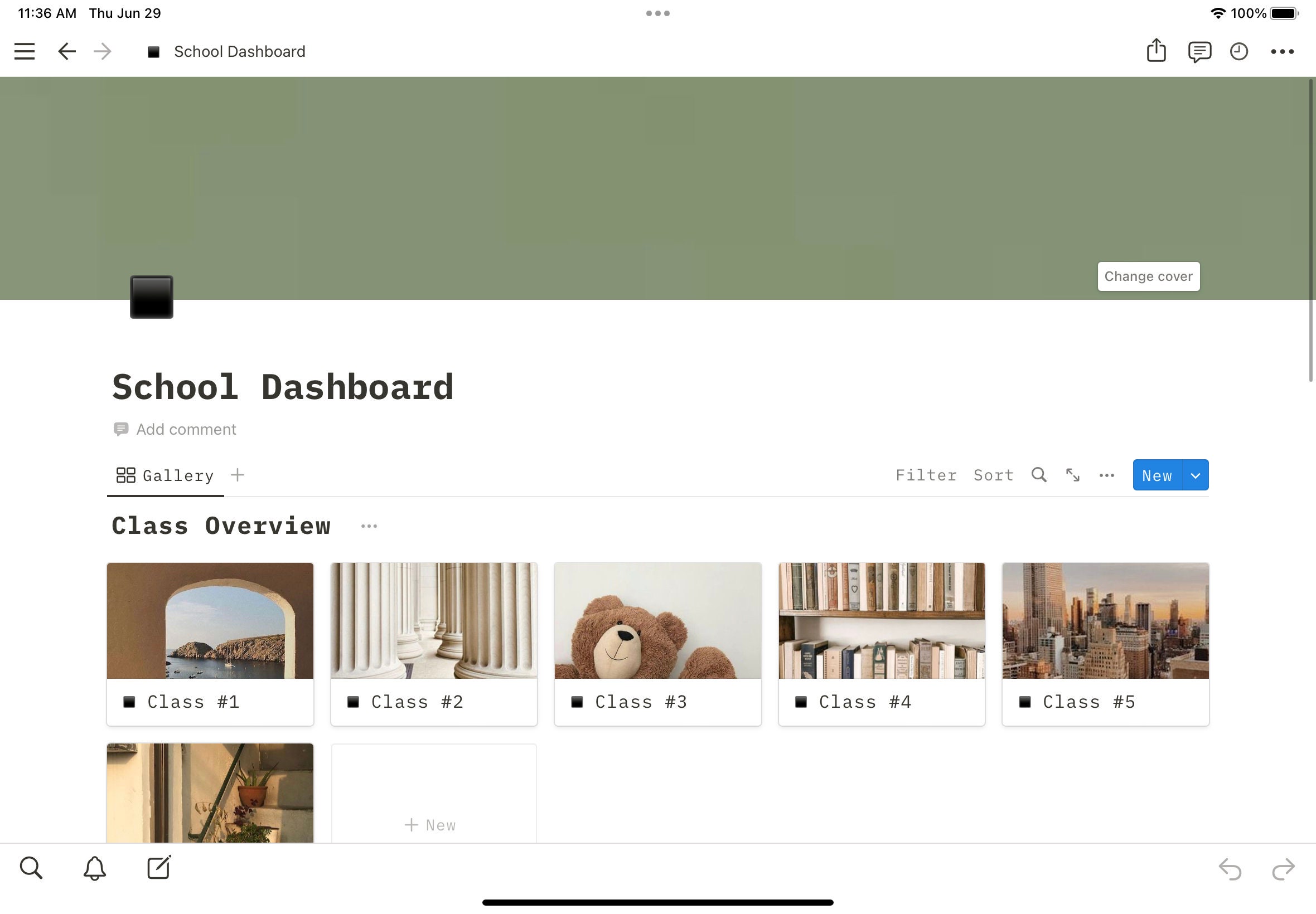 Notion Template | School Dashboard | Student Planner - Etsy