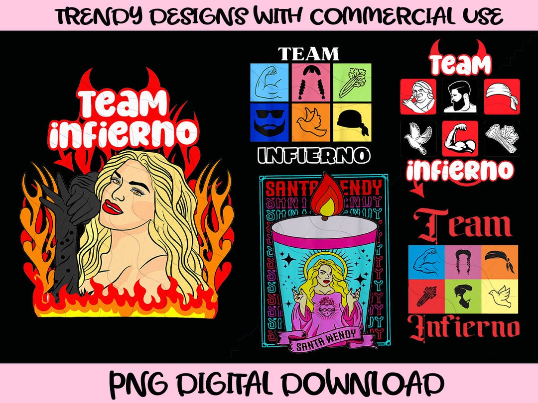 Wendy Guevara Png Team Infierno Png Wendy Guevara Casa De - Etsy