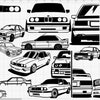 BMW 325i Coupe E30 1988 Car SVG/EPS Vector File Outline - Printable ...