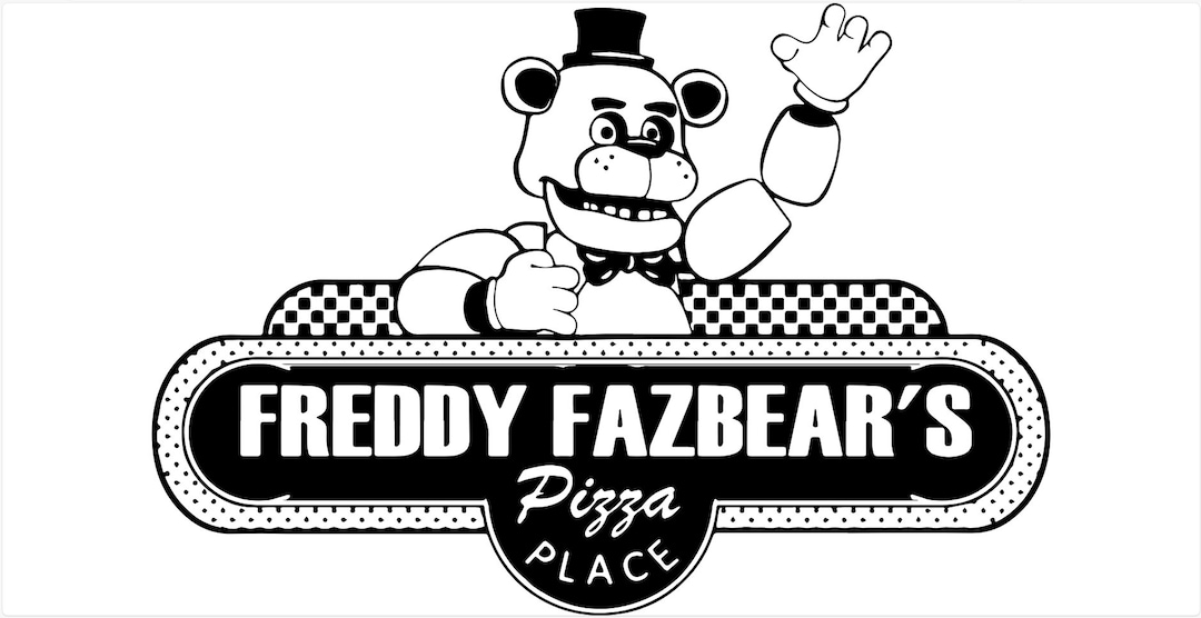 FNAF Movie Sign SVG File Download Highest Quality - Etsy