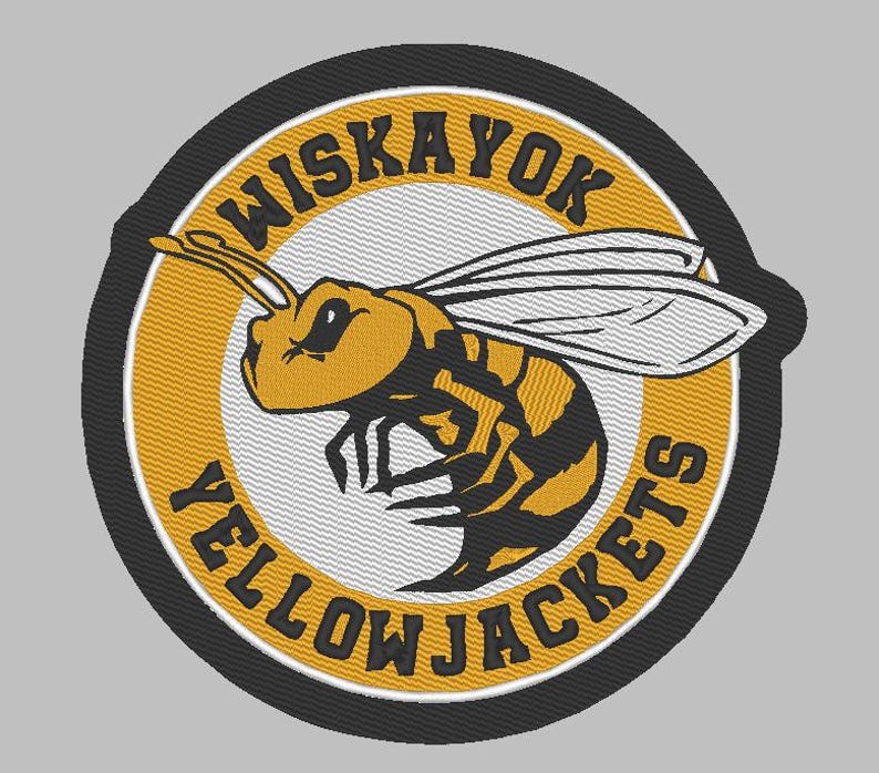Yellowjackets Themed PES Embroidery File Pack! *highest Quality* - Etsy