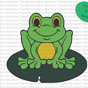 Cute & Simple Frog Embroidery Design File! *easy to Use* - Etsy