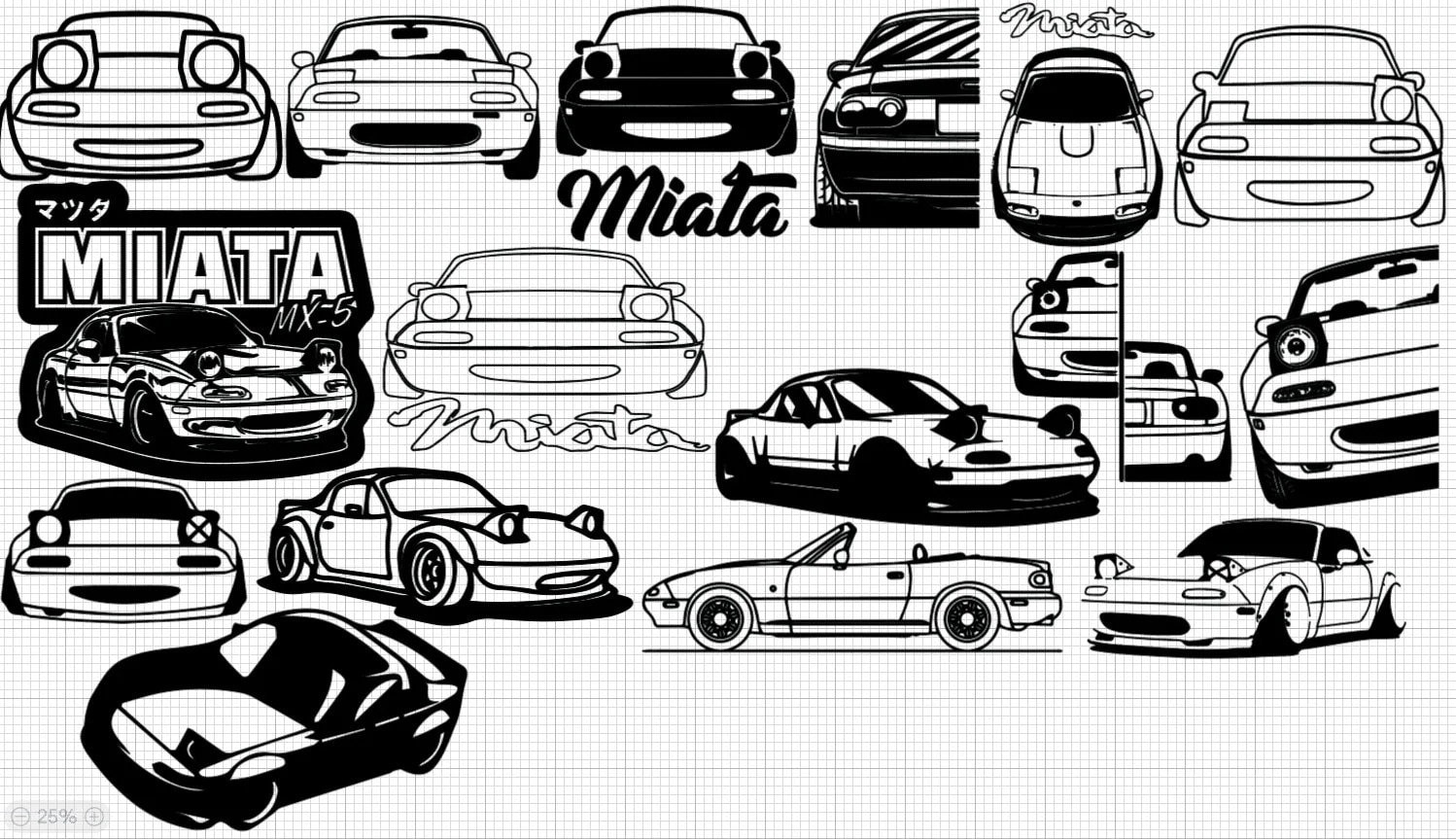 N/A Miat Svgs File Pack! *highest Quality* - Etsy
