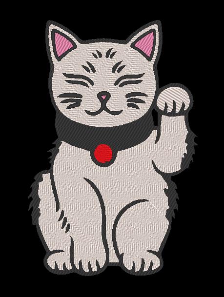 Lucky Cat Themed PES Embroidery File Pack! *easy to Use* - Etsy
