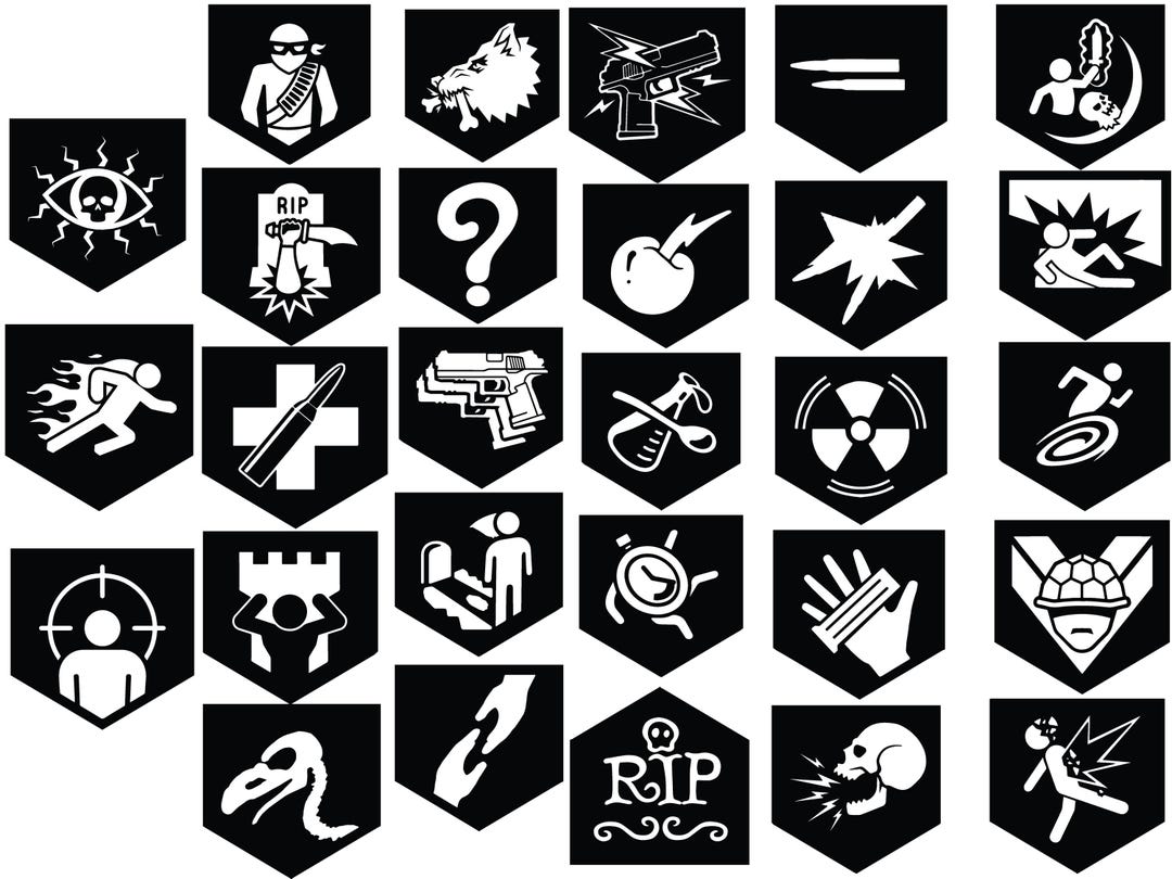 All Cod Zombies Perk Icons SVG File Pack! *highest Quality* *flag Style ...