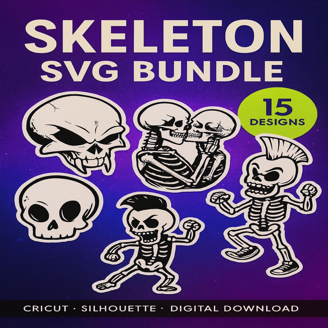 SKELETON MEGA Svgs PACK! *highest Quality* - Etsy
