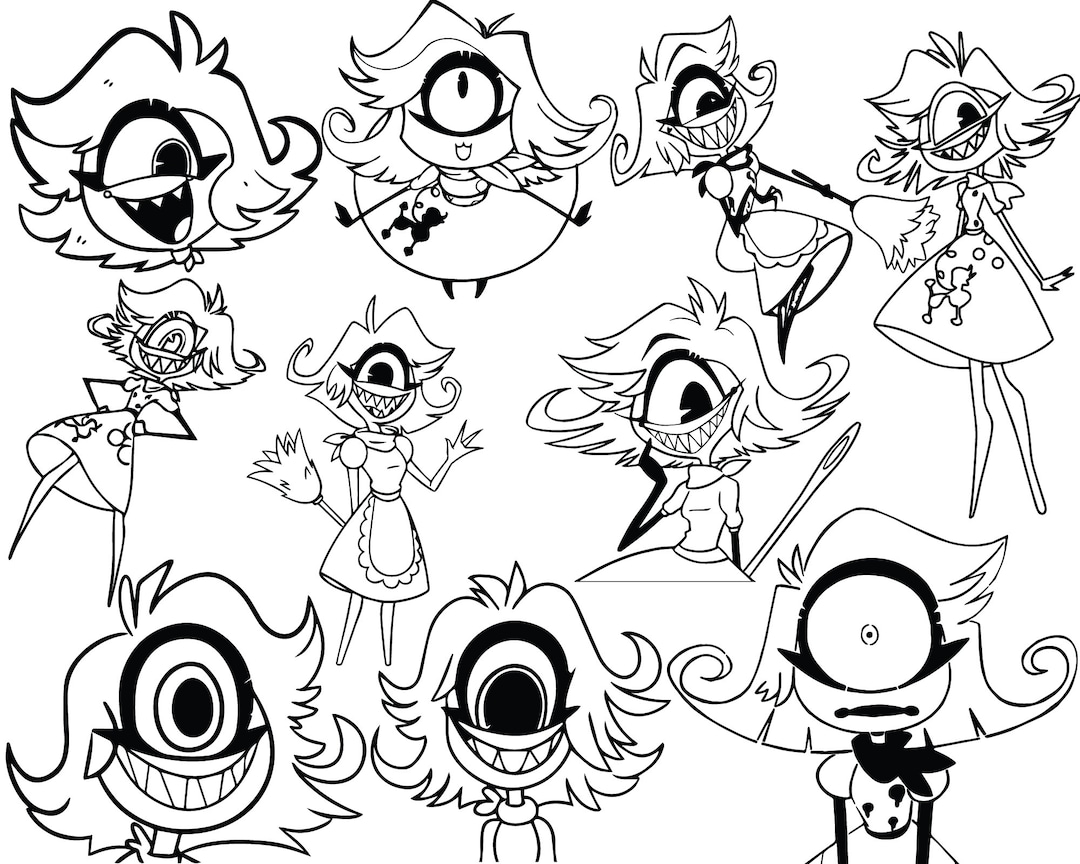 Lots of Nice "niffty" Character Themed Svgs File Pack! *highest Quality ...