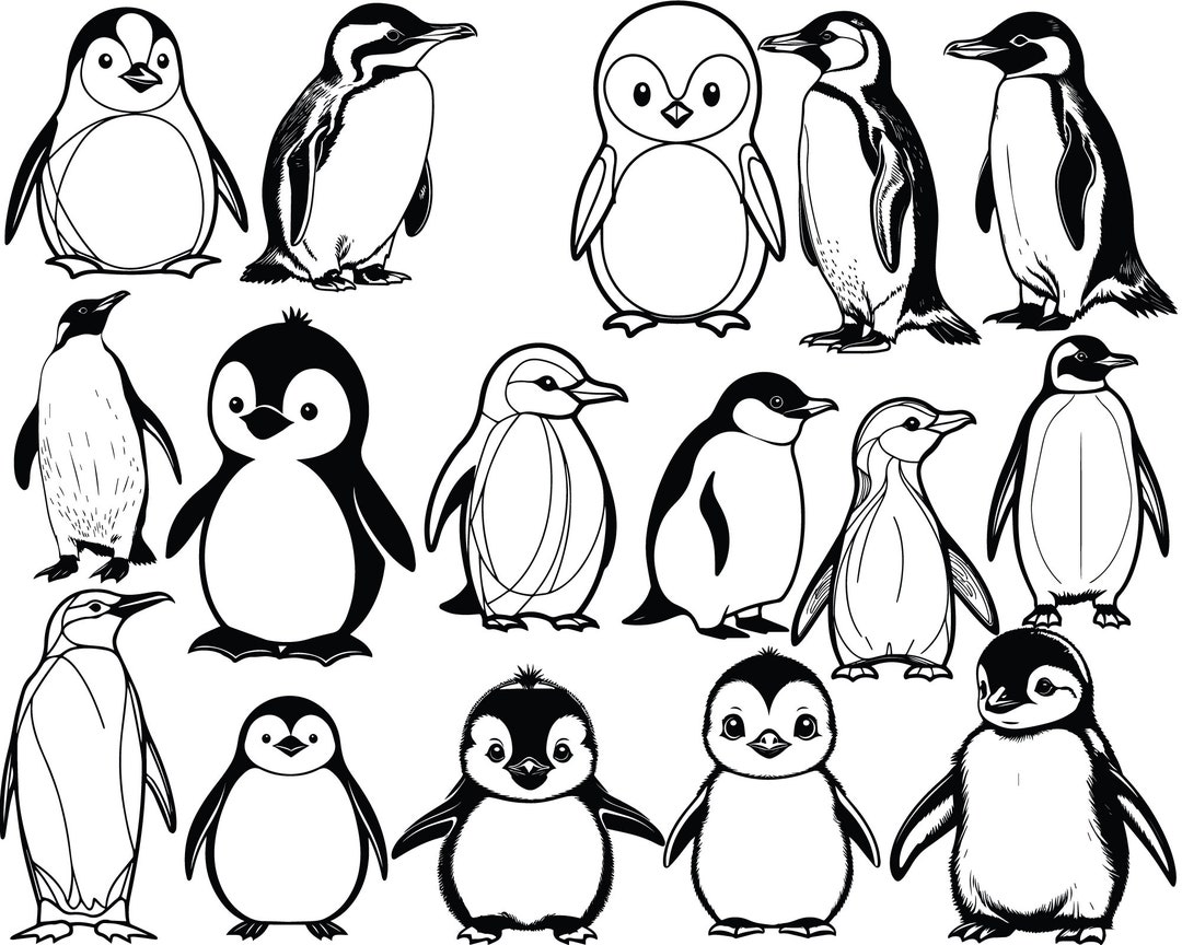 Penguin Themed SVG / Vector Files Pack! *highest Quality* - Etsy
