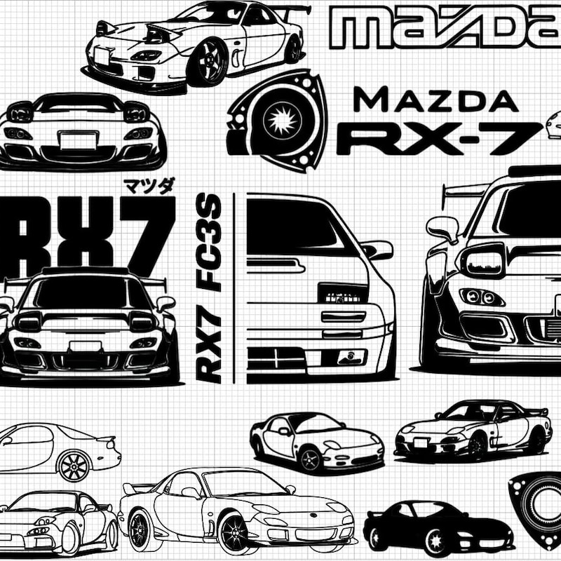 Mazda Logo Svg - Etsy UK
