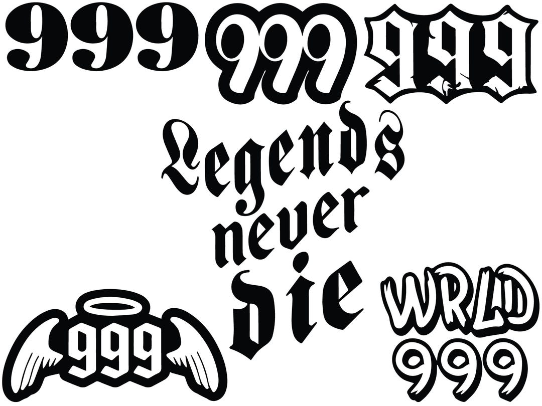 999 Themed Svgs File Pack! *highest Quality* - Etsy