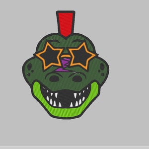 Monty Gator FNAF Themed Embroidery Files Pack! *instant Download* - Etsy