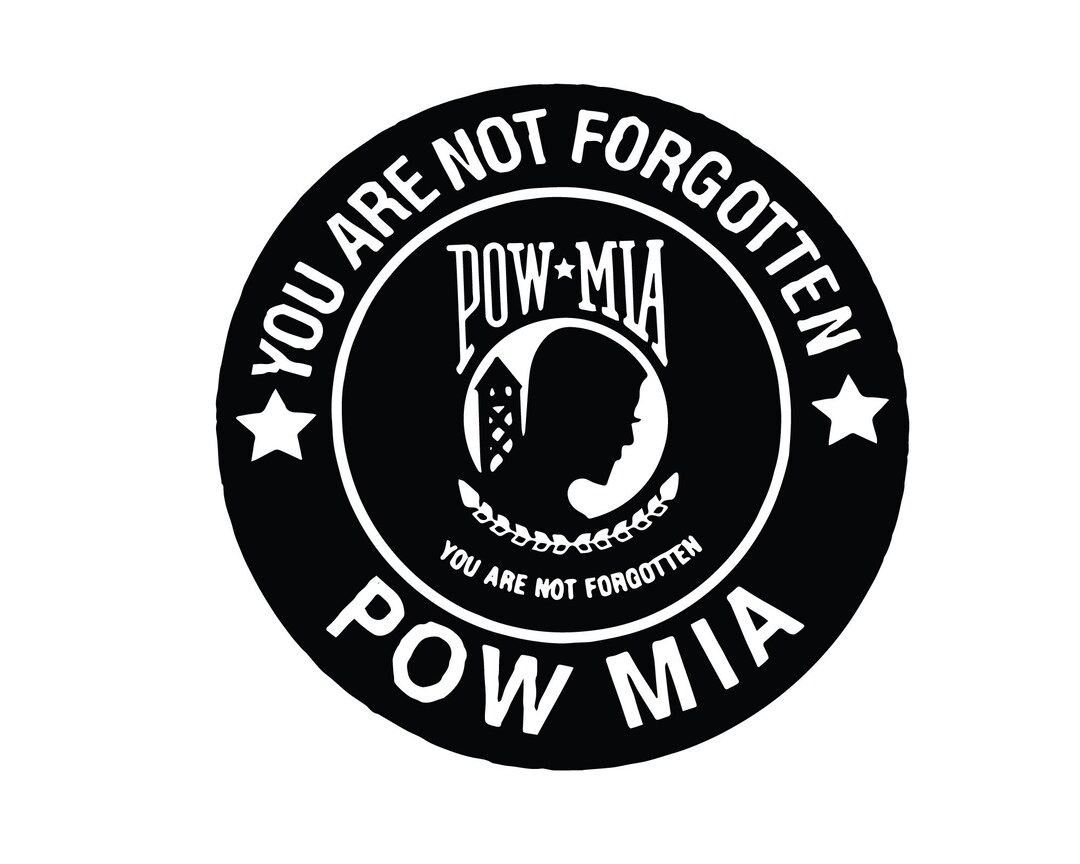 POW MIA Themed SVG File Download! *highest Quality* - Etsy