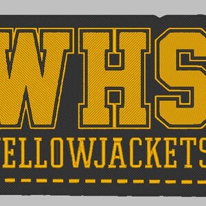 Yellowjackets Themed PES Embroidery File Pack! *highest Quality* - Etsy