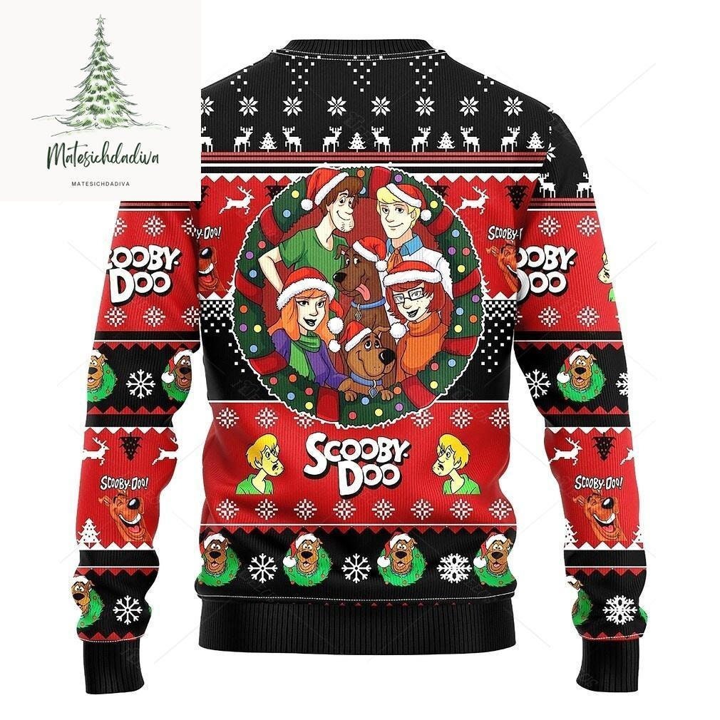 Christmas Gift, Scooby Doo Ugly Sweater, Scooby Doo Christmas Sweater ...