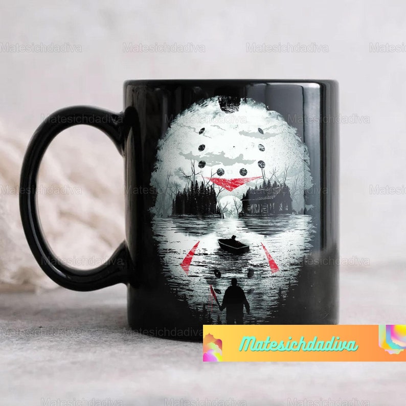 Jason Voorhees Mug, Jason Mug, Jason Voorhees Tired Horror Coffee Mug ...