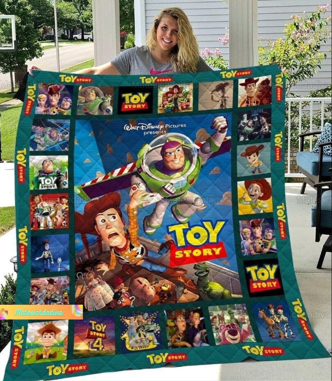 Toy Story Quilt, Toy Story Modern Quilt, Toy Story Comforter Quilt ...