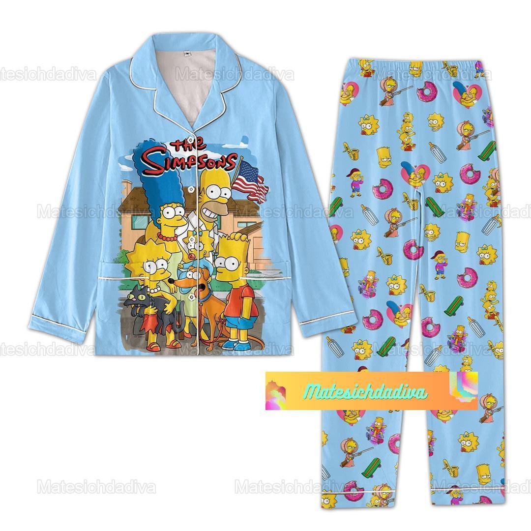 Christmas The Simpsons Pajamas Christmas, The Simpsons Pajamas Family ...
