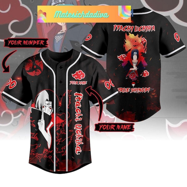 Itachi Uchiha Jersey - Etsy