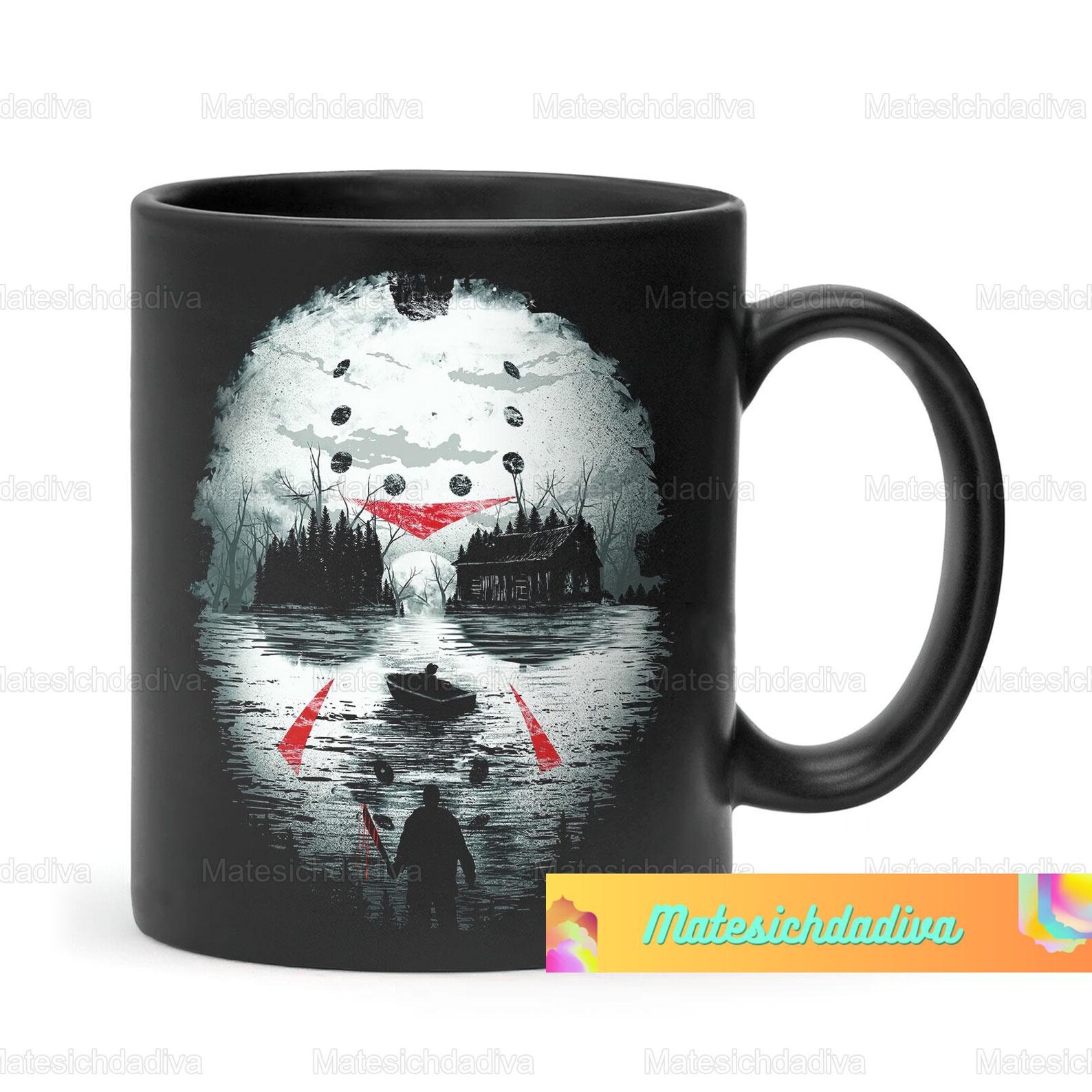Jason Voorhees Mug, Jason Mug, Jason Voorhees Tired Horror Coffee Mug ...