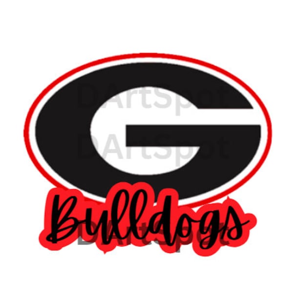 Georgia Bulldogs Font - Etsy