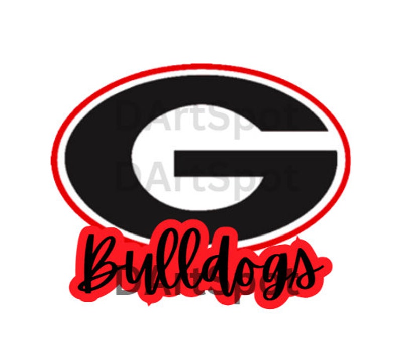 Georgia Bulldog SVG PNG & Jpg With Layered Files - Etsy